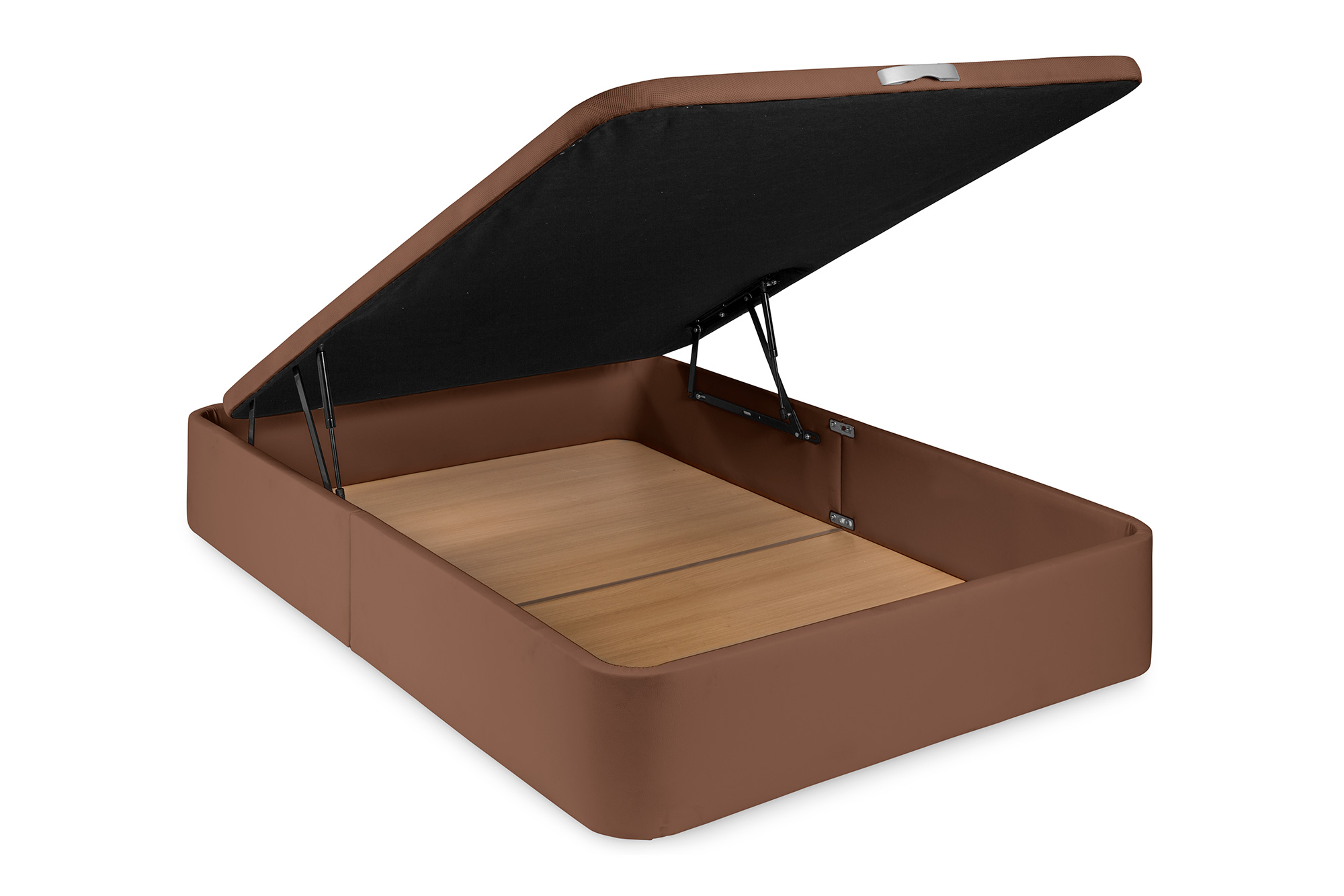 Canapé Polipiel Deluxe Negro105x190 Incluye Montaje Bezen