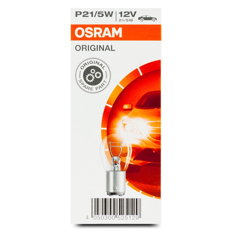 Lámpara P21/5w Bay15d 12v 21/5w Estuche 10 Unidades Osram