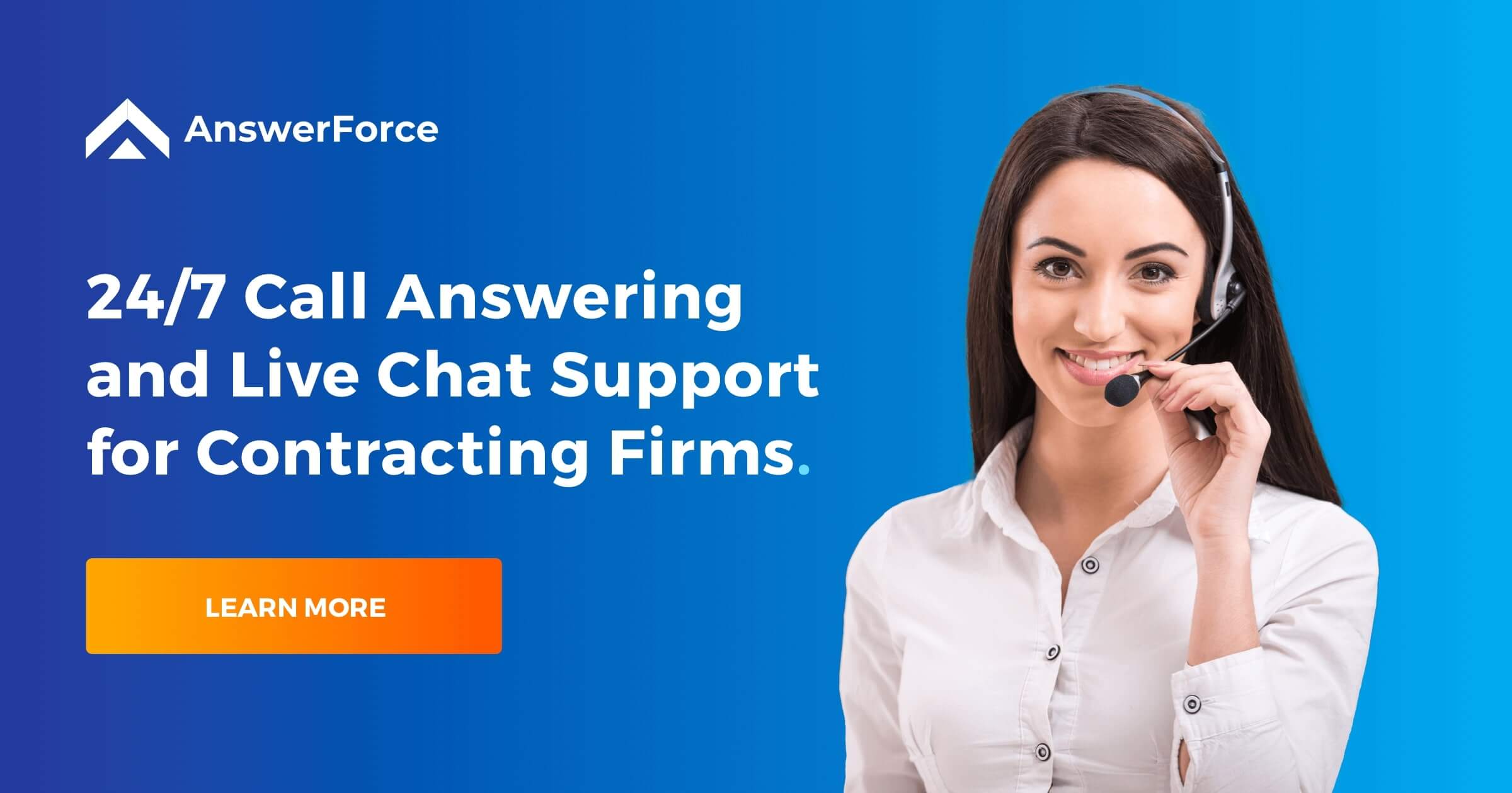 24/7 Contractor Phone Answering Service - AnswerForce