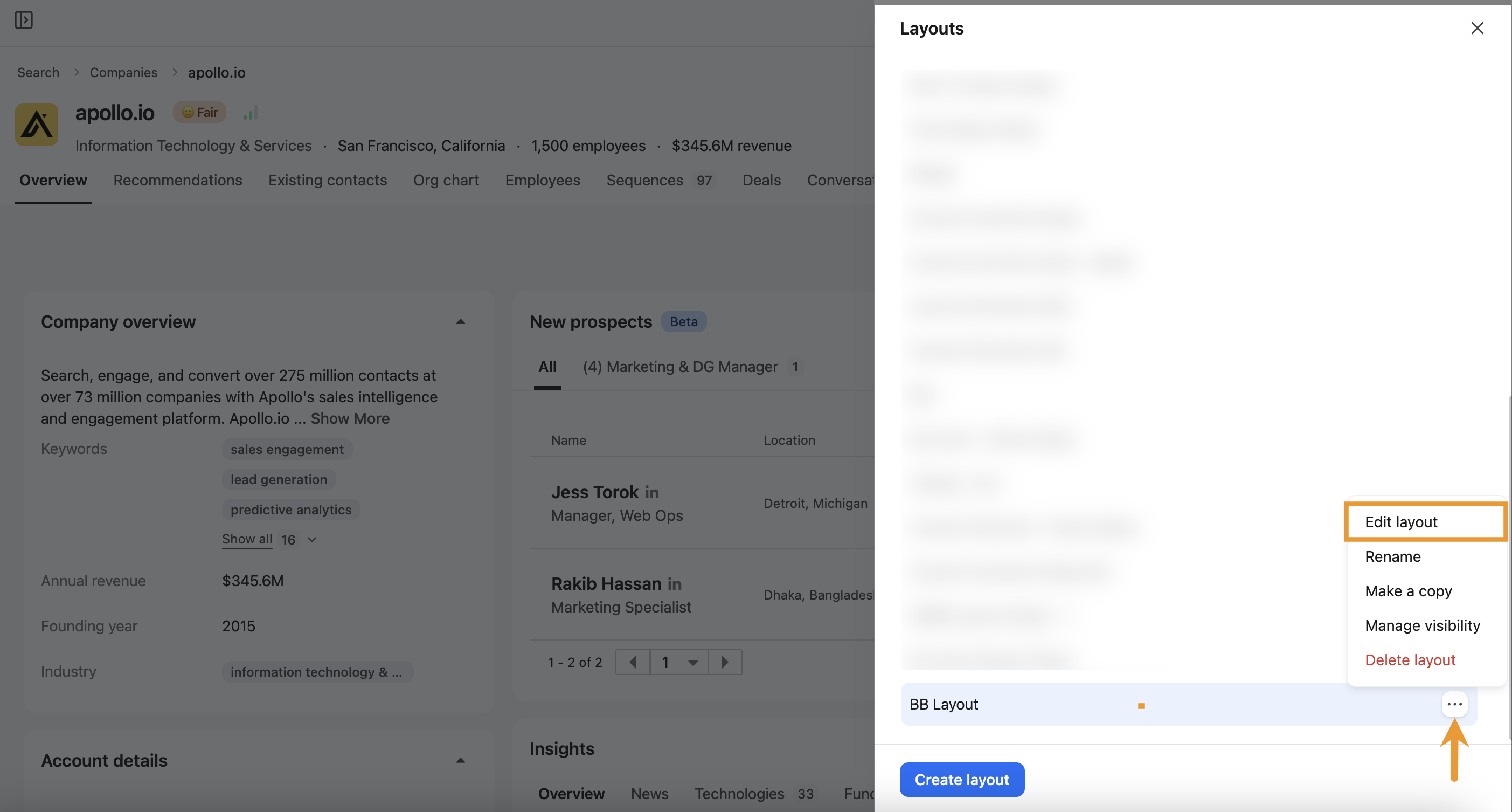 View and Edit Accounts – Apollo.io