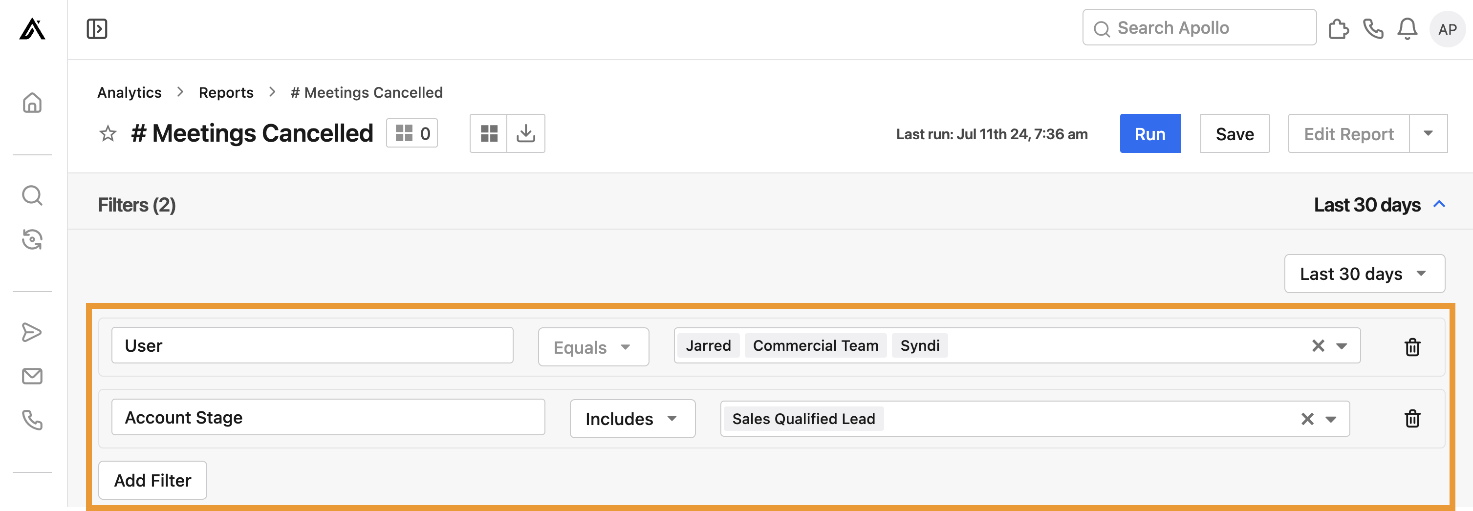 Use Analytics Reports – Apollo.io