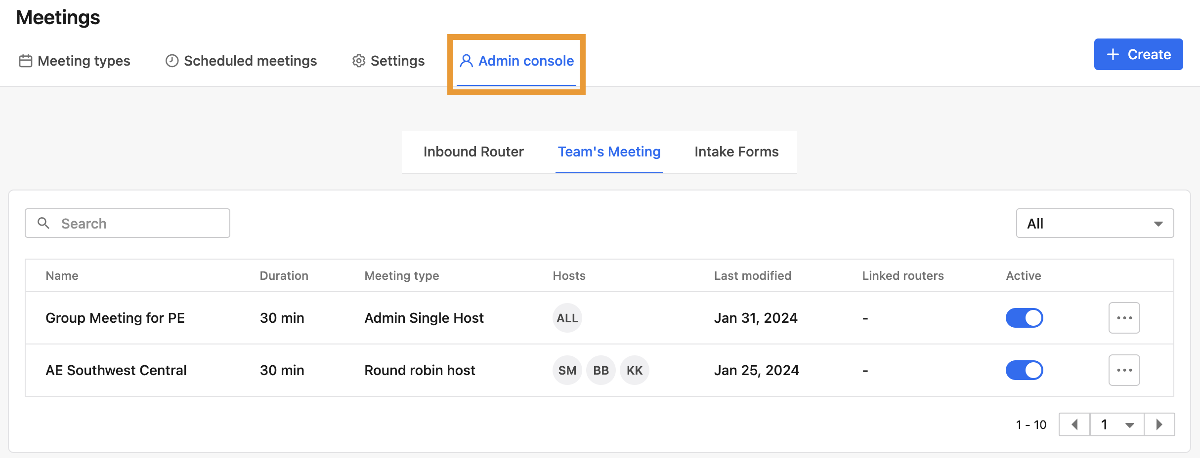 Meetings Overview – Apollo.io