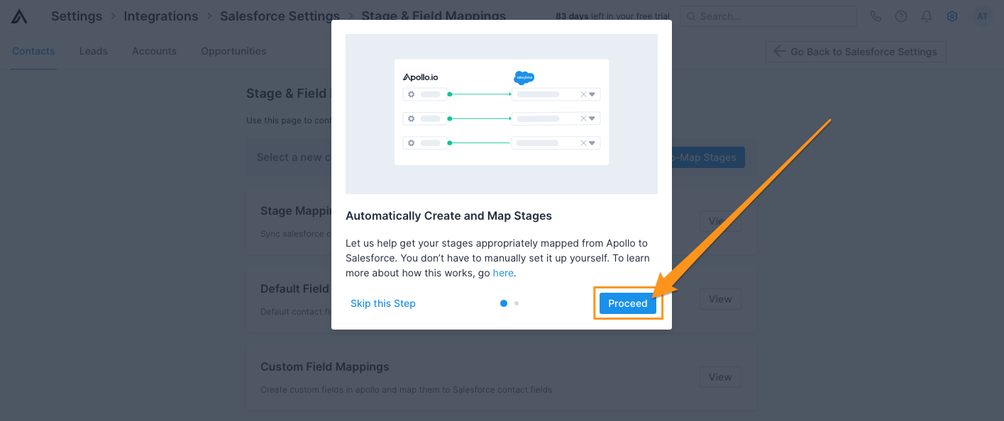 Automatically Create and Map Stages Between Salesforce and Apollo ...