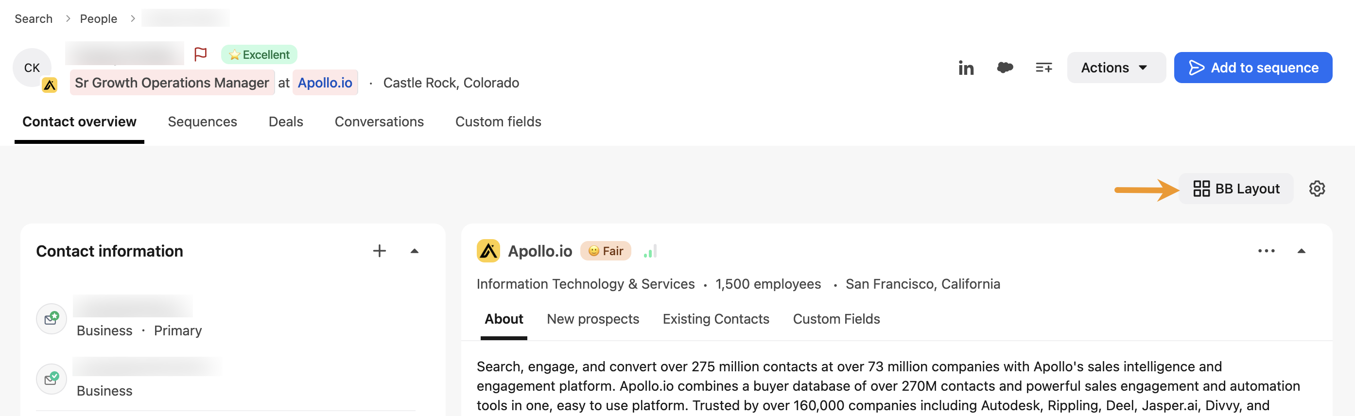 View and Edit Contacts – Apollo.io