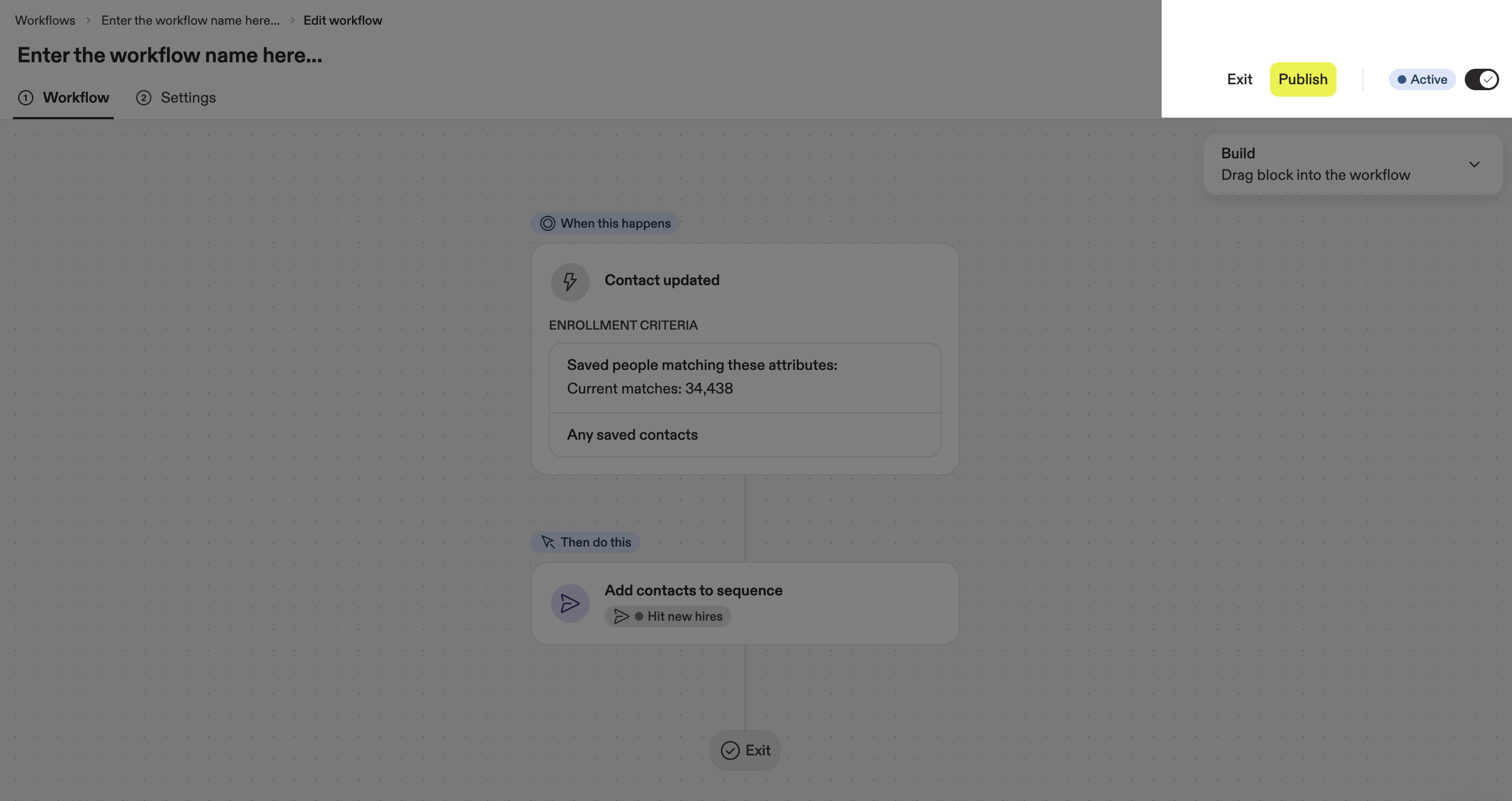 Create a Workflow – Apollo.io