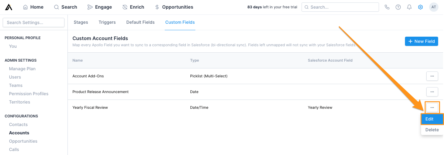 Link Custom Salesforce Fields to Custom Apollo Fields – Apollo.io