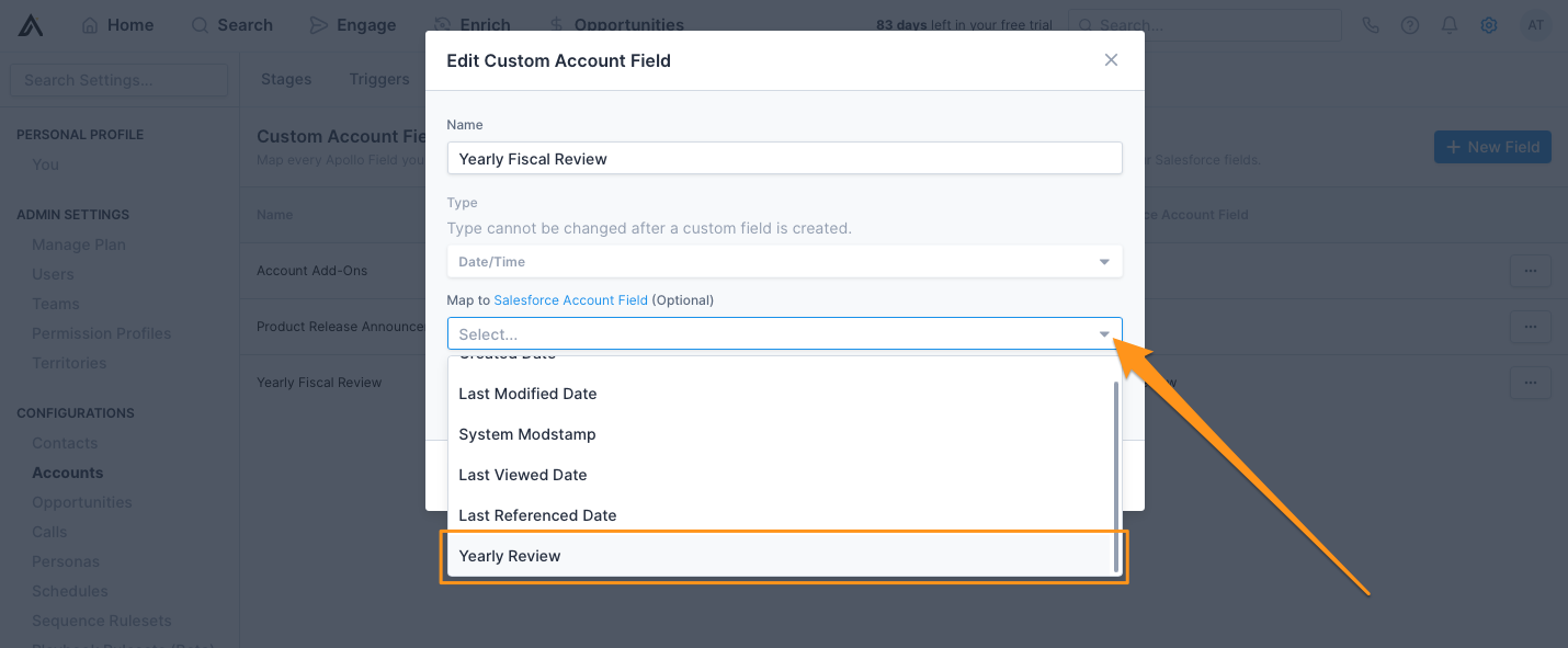 Link Custom Salesforce Fields to Custom Apollo Fields – Apollo.io