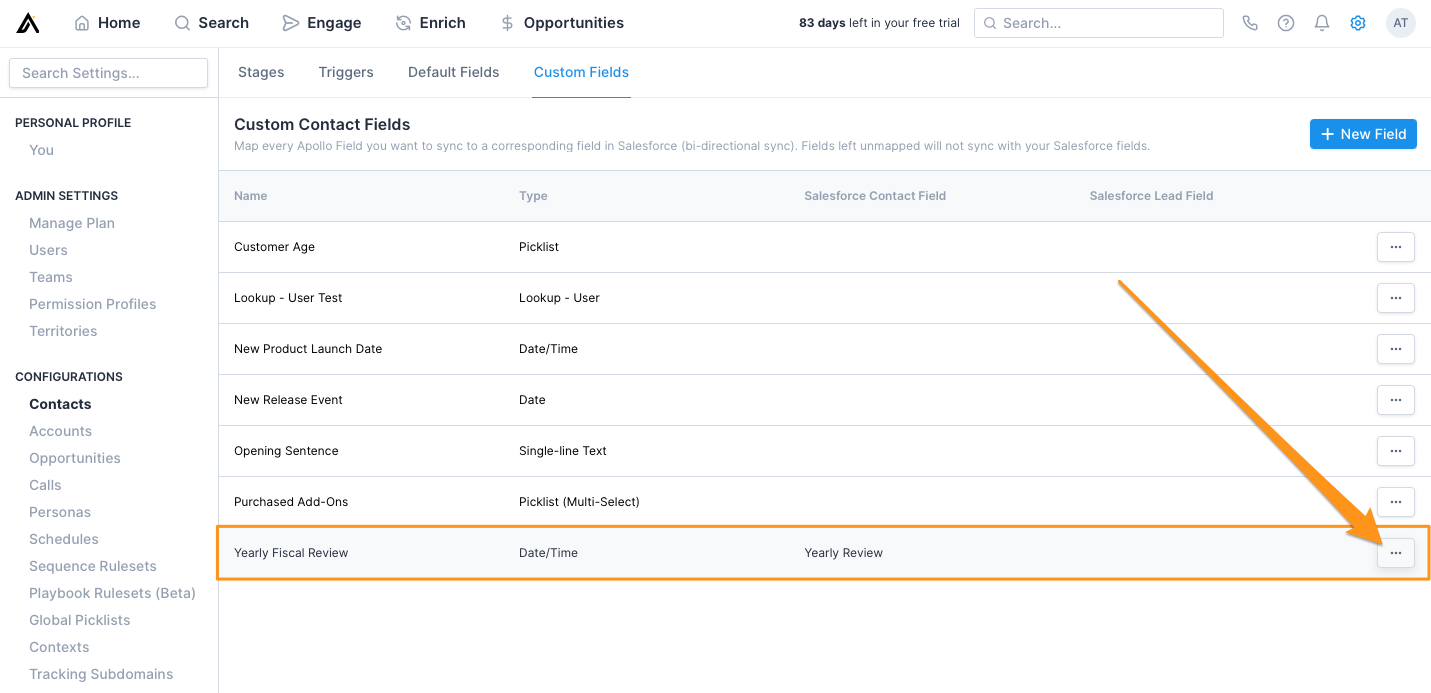 Link Custom Salesforce Fields to Custom Apollo Fields – Apollo.io