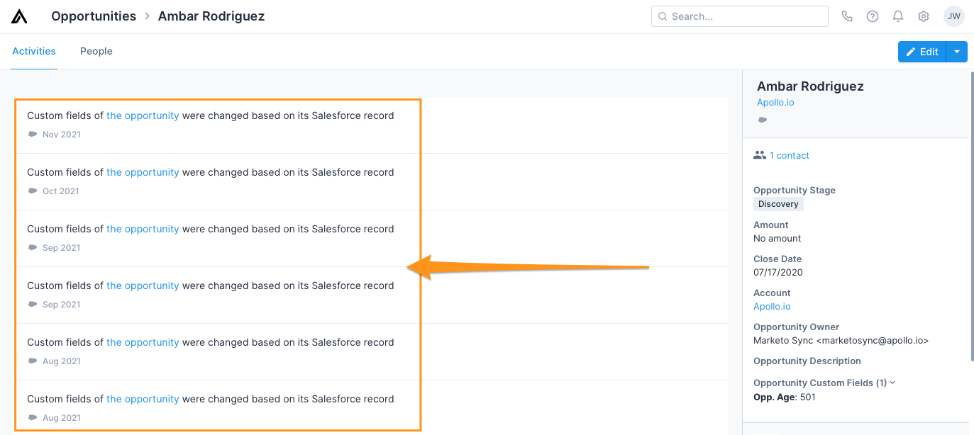 Deals Overview – Apollo.io