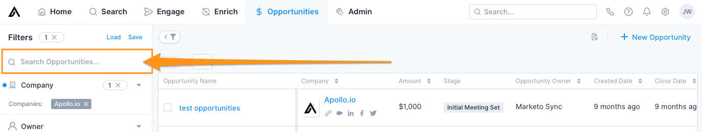 Deals Overview – Apollo.io