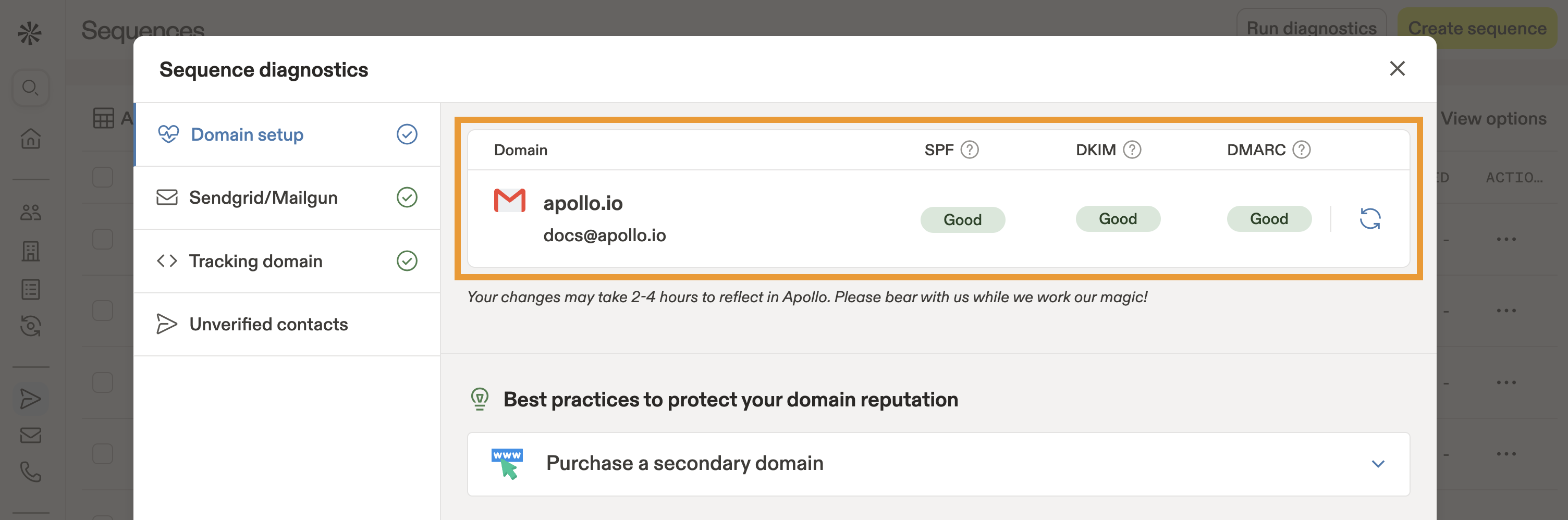 Report on Sequences – Apollo