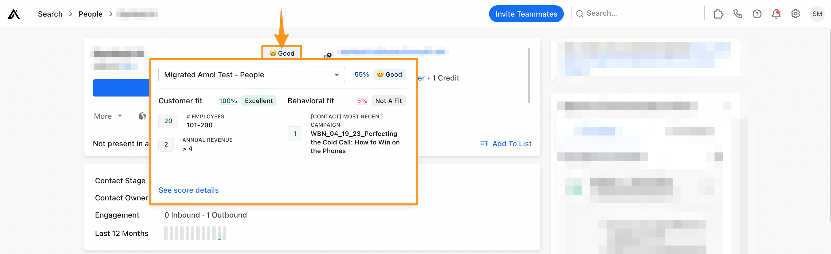 Scores Overview – Apollo.io