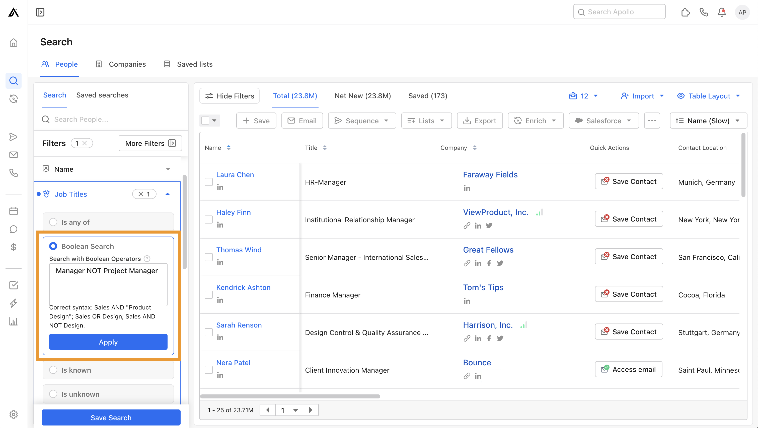 Search Job Titles With Boolean Operators 4967