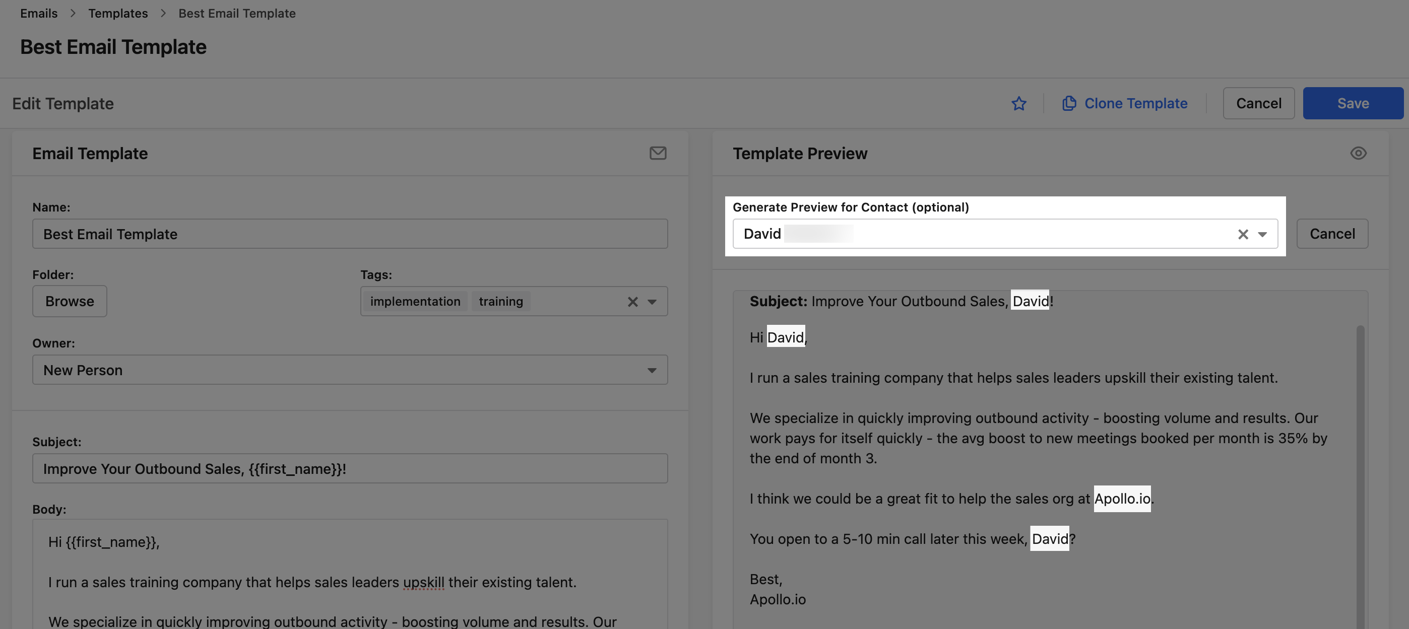 Use Basic Dynamic Variables – Apollo.io