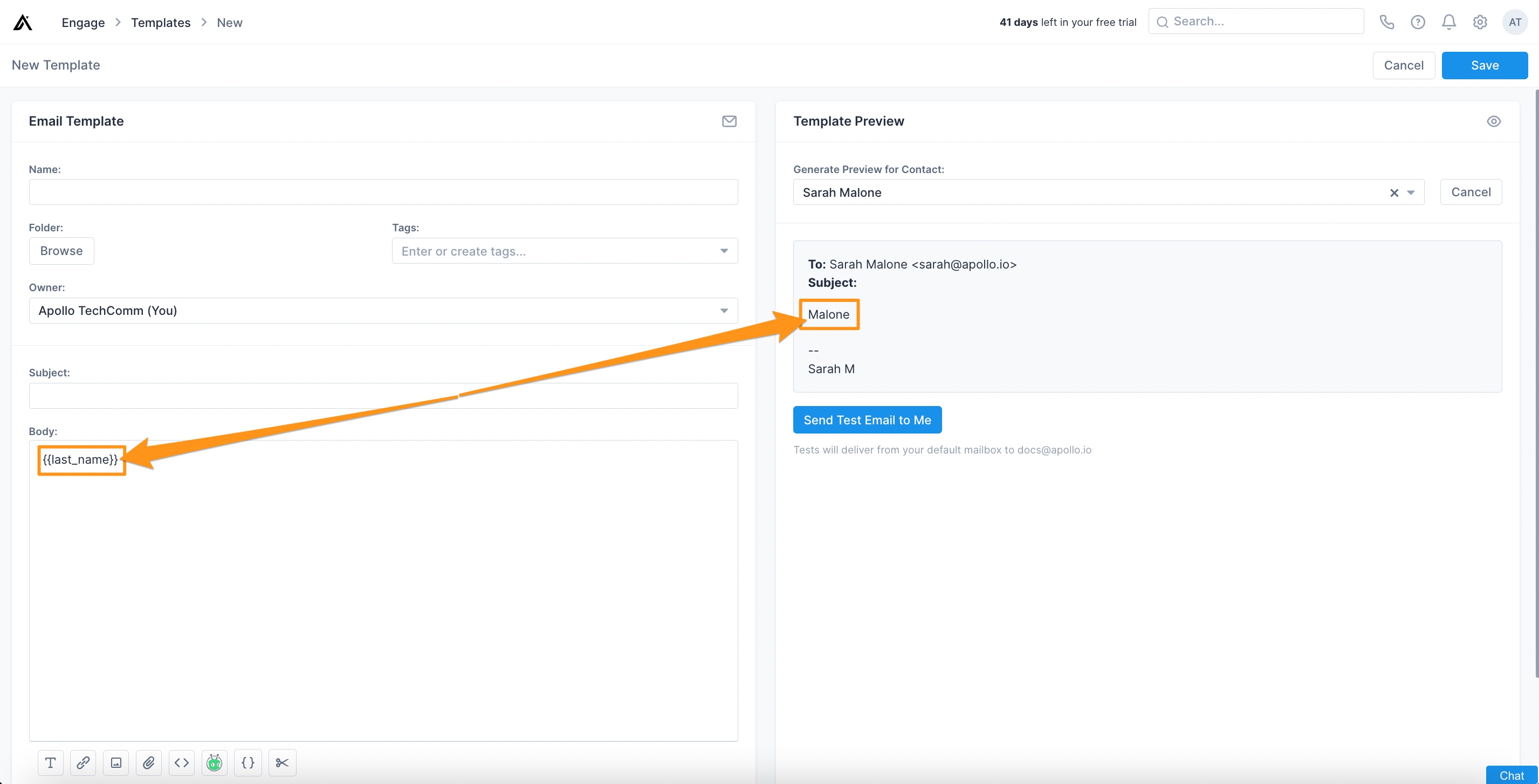 Use Basic Dynamic Variables – Apollo.io