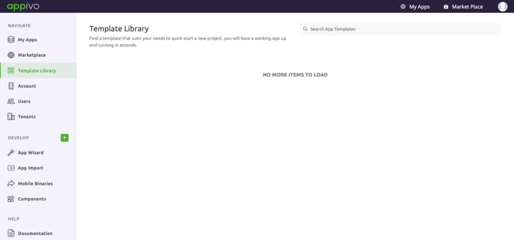 Template Library - Appivo Documentation