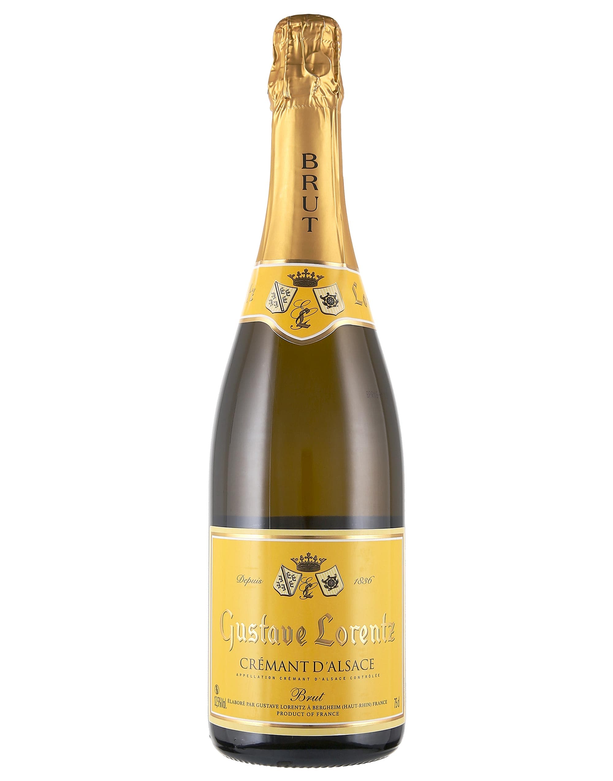 Crémant d'Alsace Brut AOC Gustave Lorentz 0,75 ℓ