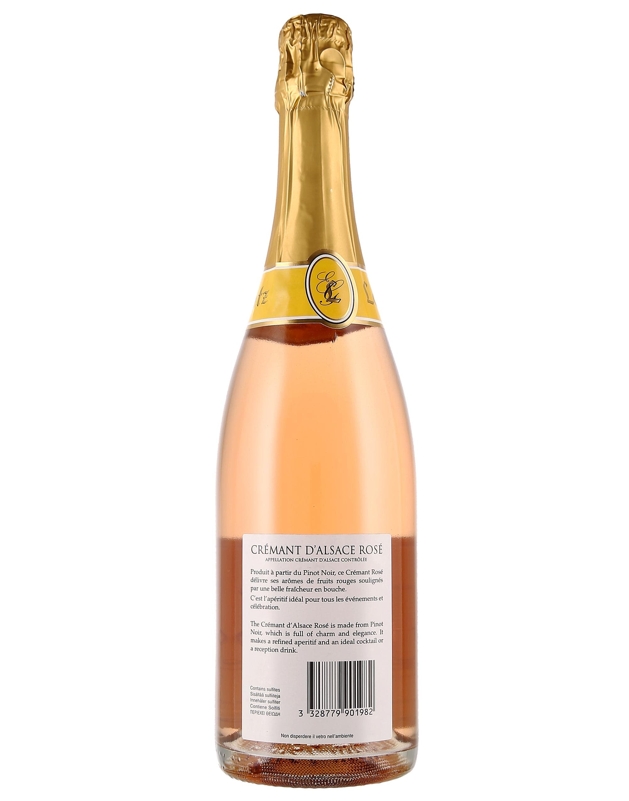Crémant d'Alsace Brut Rosé AOC Gustave Lorentz 0,75 ℓ