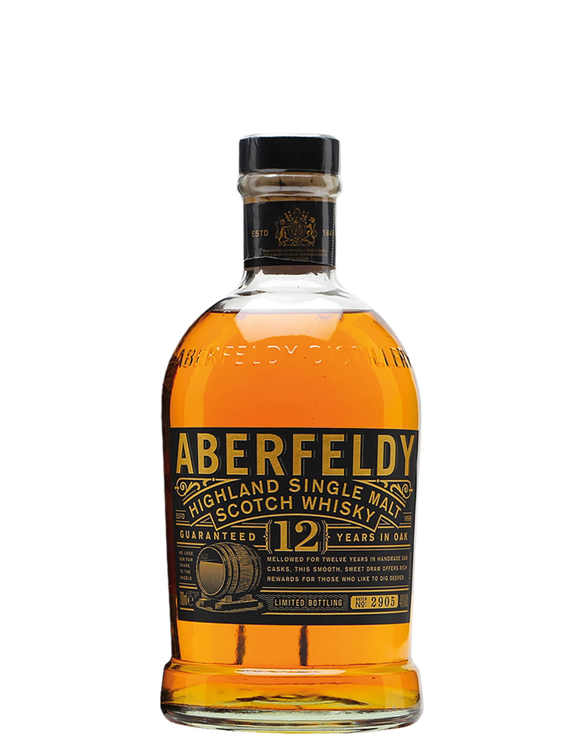 12 Years Old Highland Single Malt Scotch Whisky Aberfeldy 0 7 Fl 
