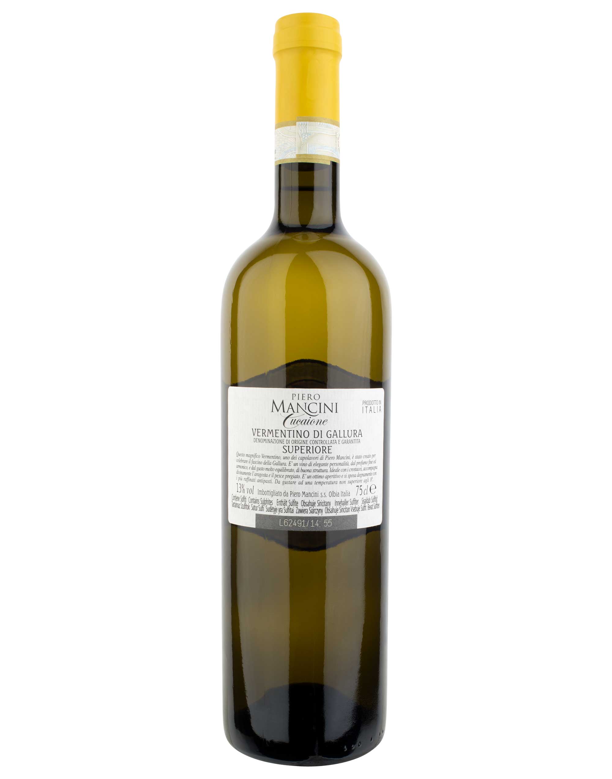 Vermentino di Gallura Superiore DOCG Cucaione Piero Mancini 2019 0,...