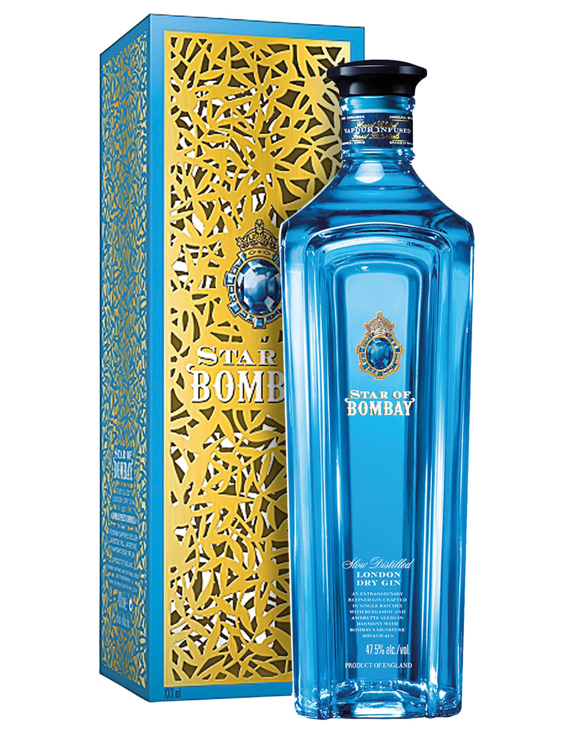 Star of Bombay London Dry Gin Bombay Sapphire 0,7 ℓ, Astucciato