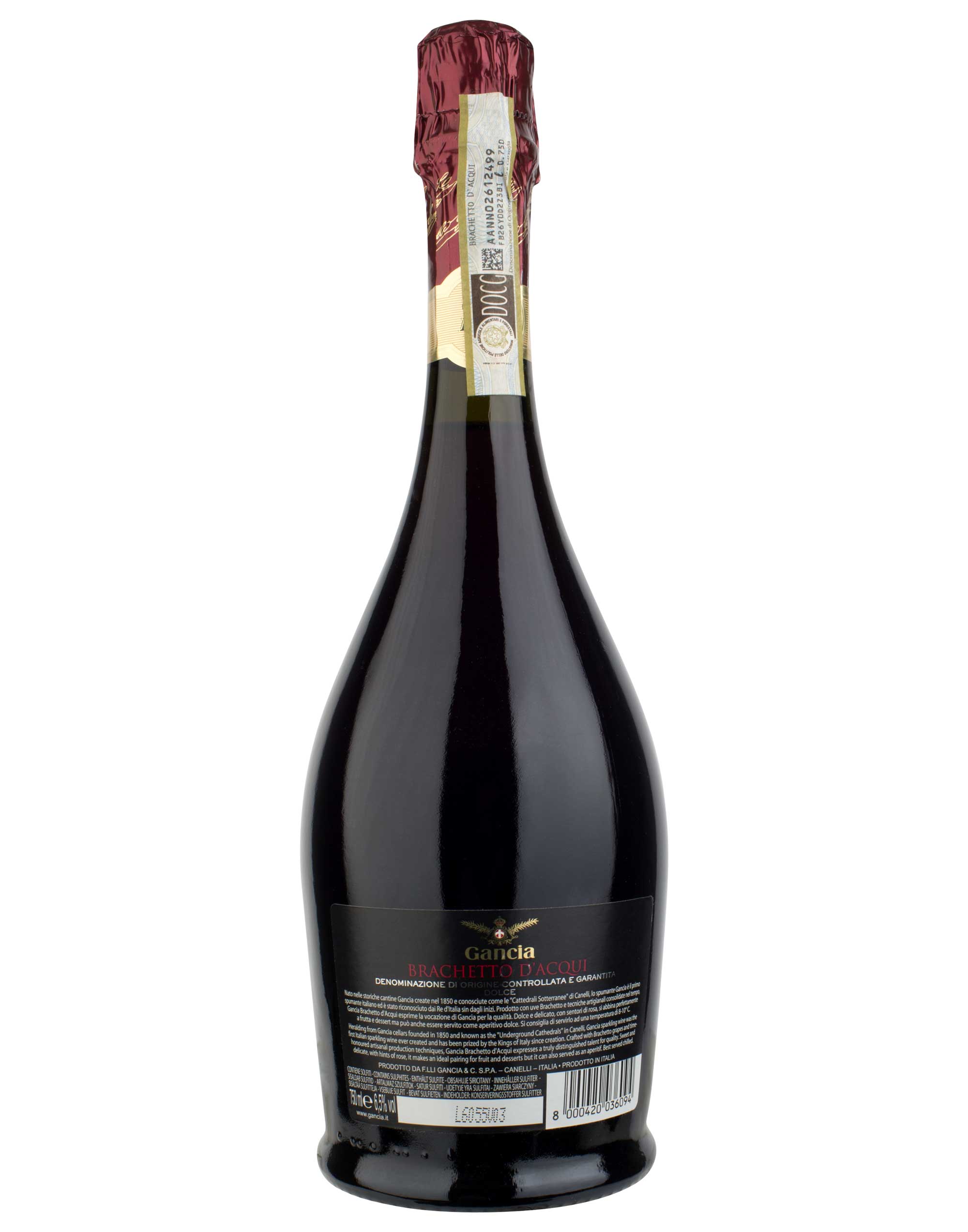Brachetto d'Acqui DOCG Gancia 0,75 ℓ
