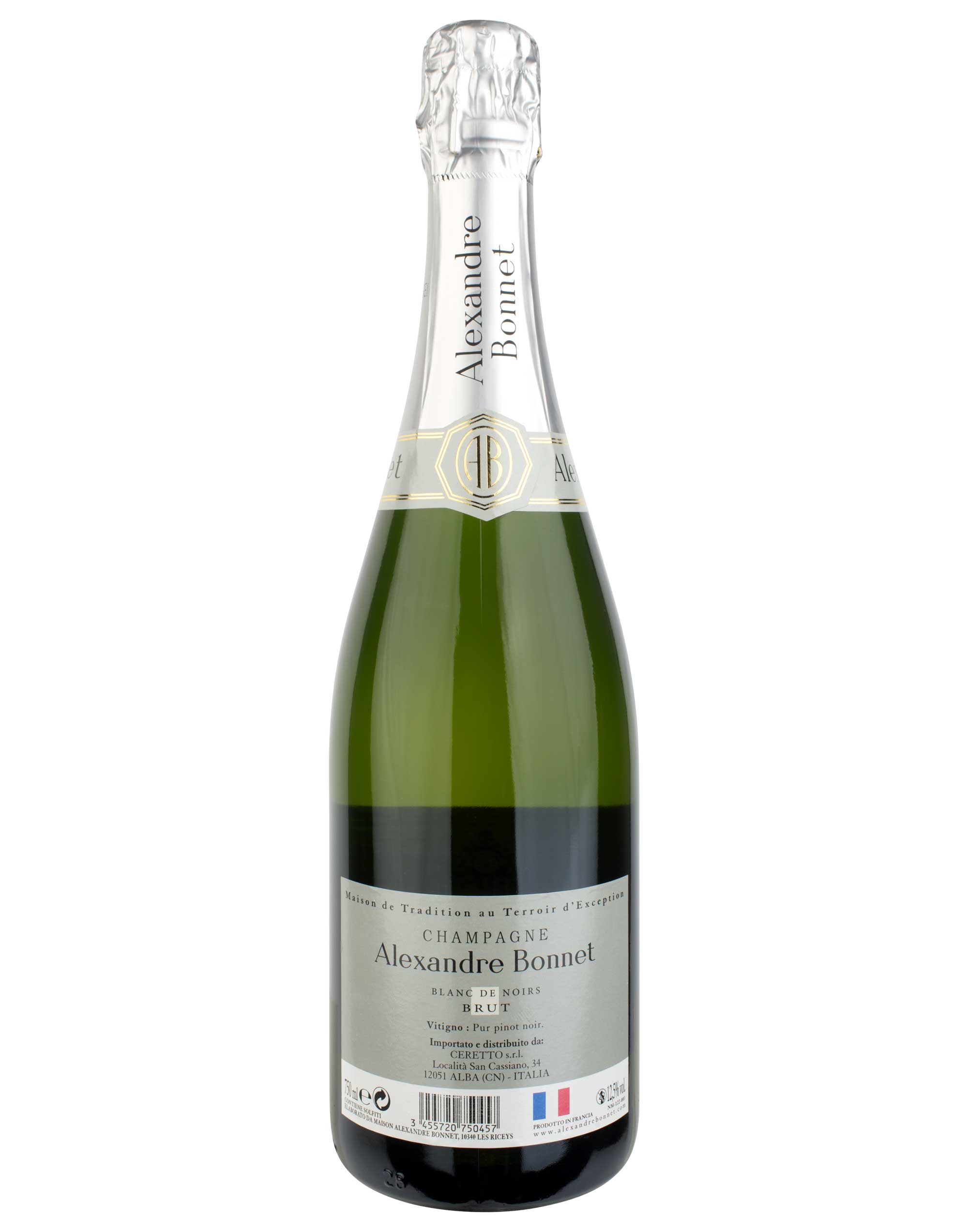 Champagne Brut Blanc de Noirs AOC Alexandre Bonnet 0,75 ℓ