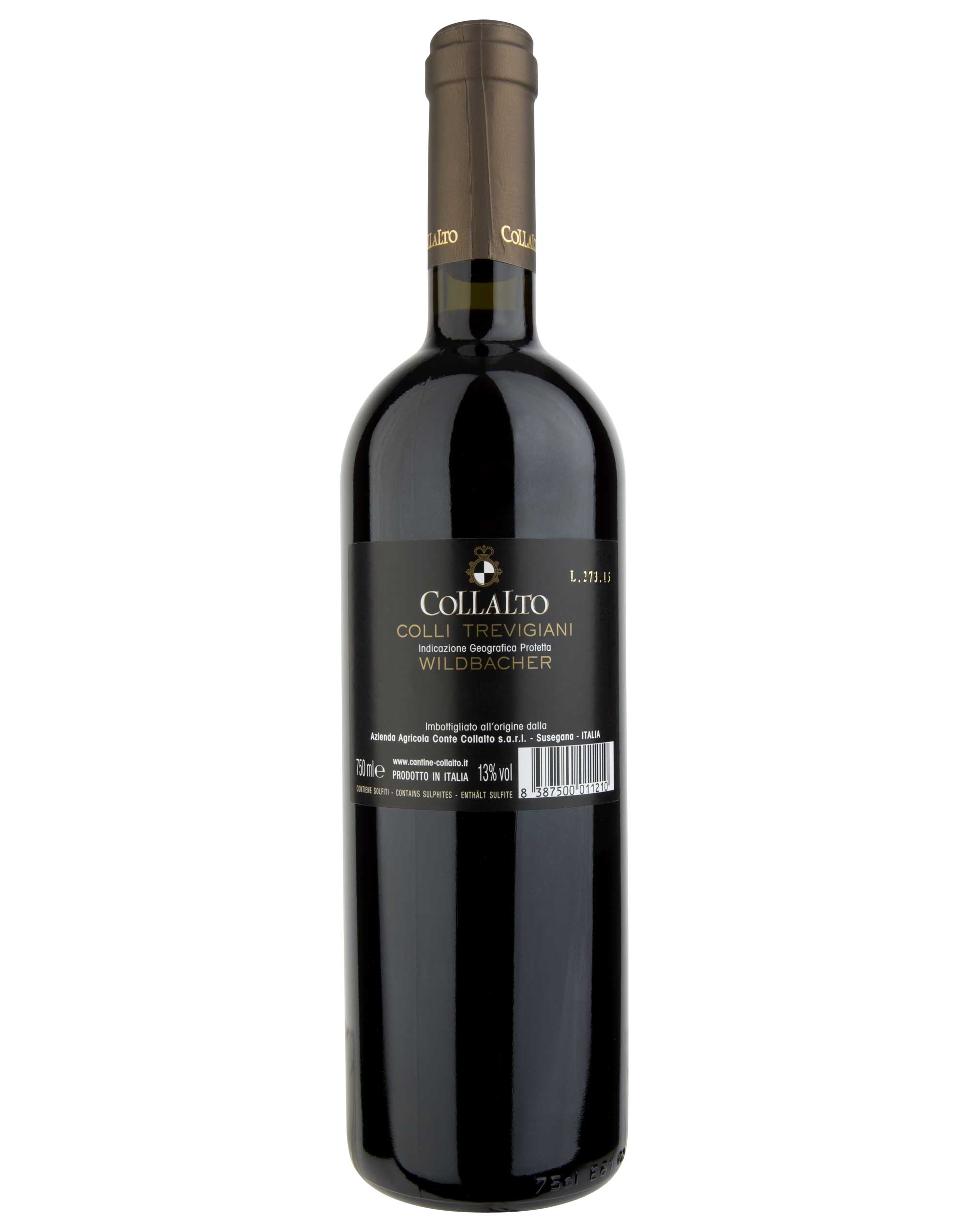 Colli Trevigiani IGT Wildbacher Conte Collalto 2013 0,75 ℓ