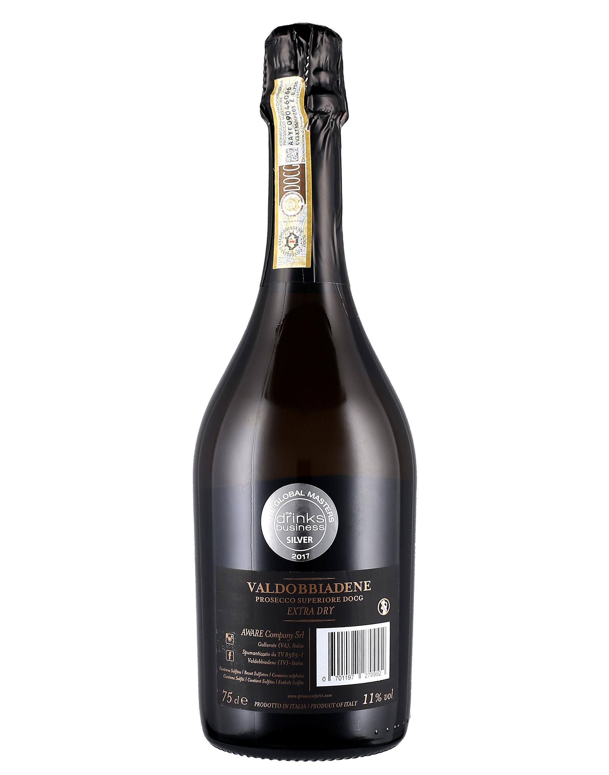 Valdobbiadene Prosecco Superiore Extra Dry DOCG 900 0,75 ℓ