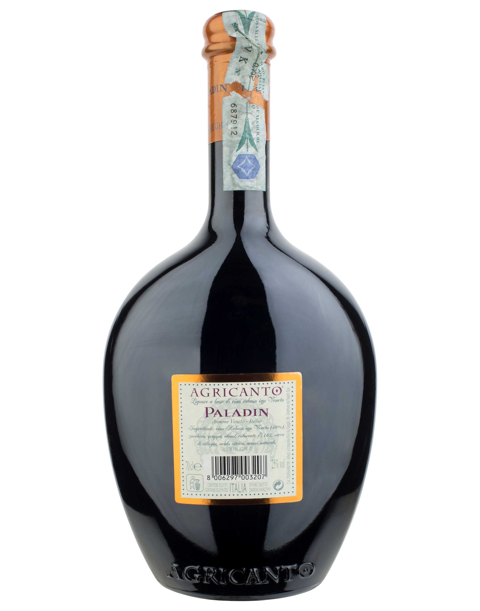 Liquore a base di raboso Veneto Agricanto Paladin 0,7 ℓ