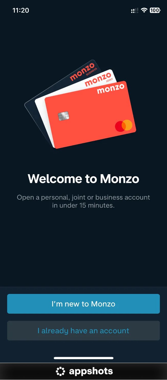 Monzo - app screenshot 2