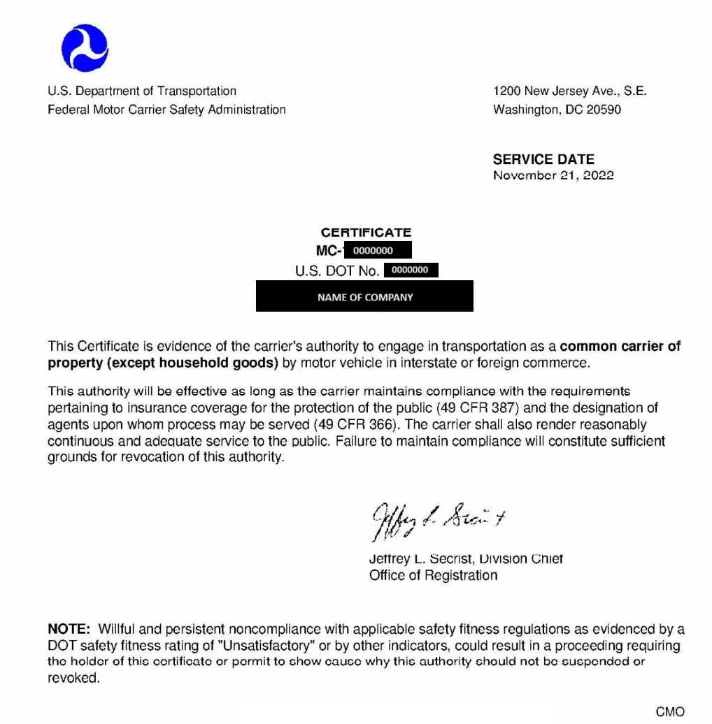 FMCSA Operating Authority: for Businesses in Transportation