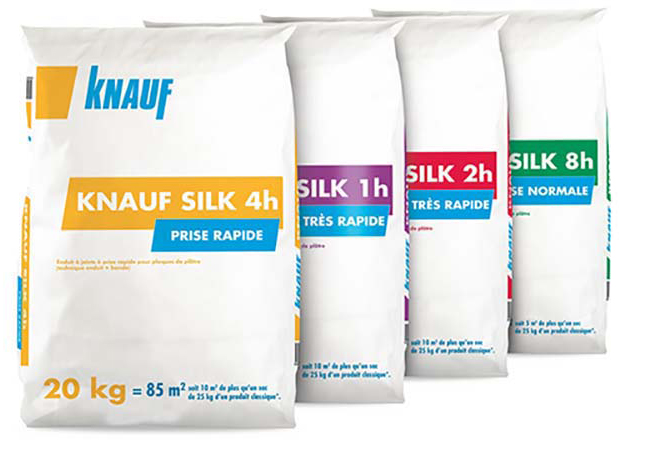 Enduit à joint en poudre - Knauf Silk de KNAUF : fiche produit et ...