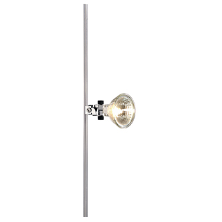 ROBOT 2 spot pour GLU- TRAX. chrome. MR16. max. 35W. orientable de slv ...