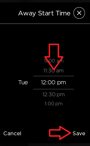 How do I program my schedule on my ecobee thermostat?