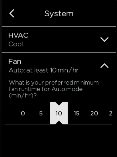 How to control your HVAC system's fan with your ecobee thermostat
