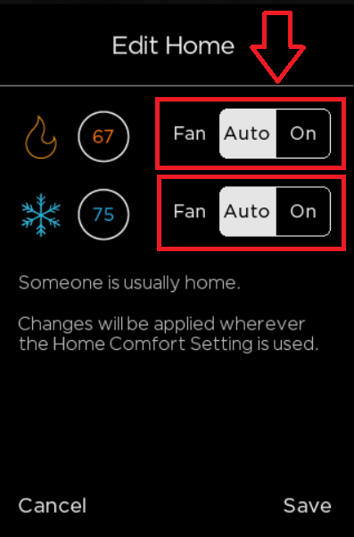 How to control your HVAC system's fan with your ecobee thermostat