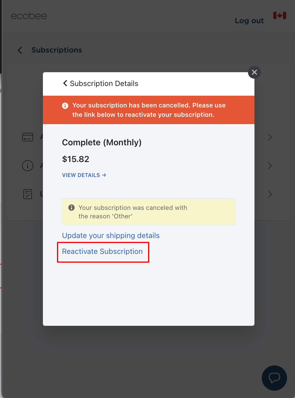 Redeeming your Smart Security Subscription