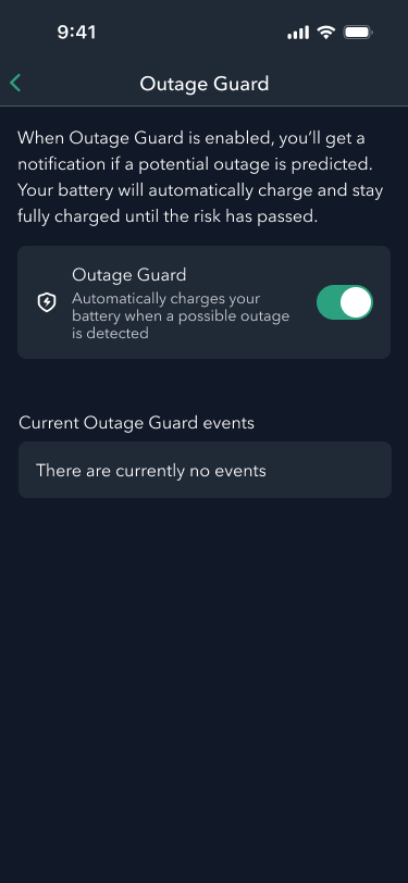 How to adjust your Outage Guard setting or opt out of an event in the ...