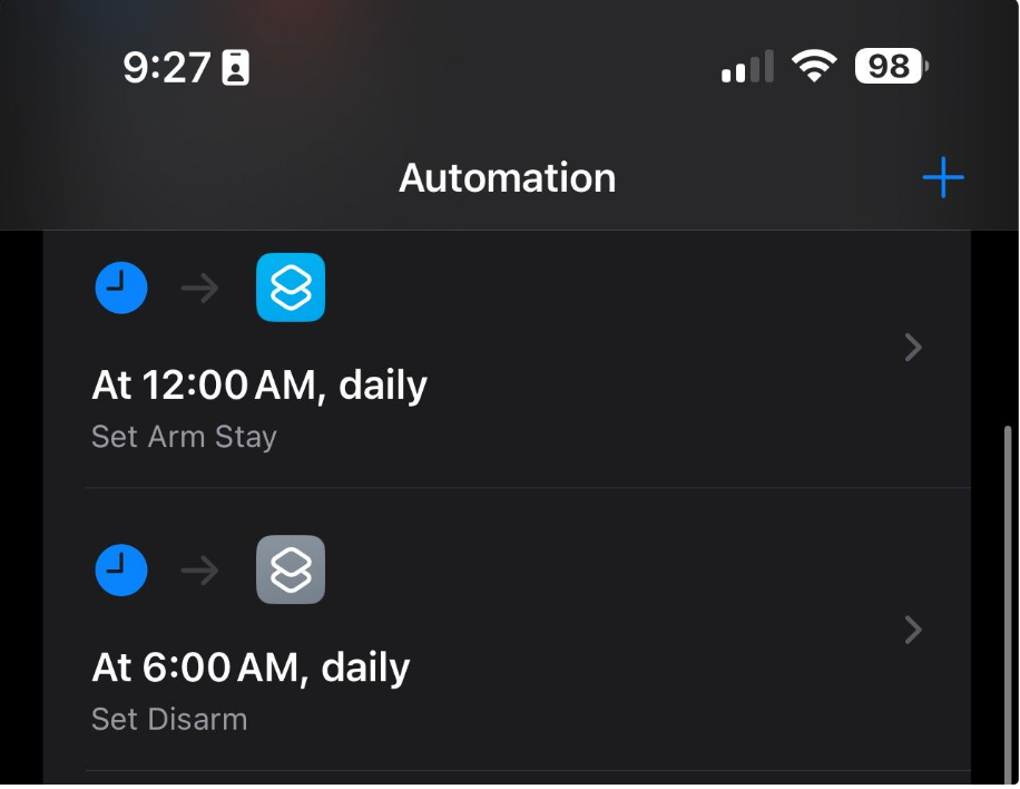 Automate Arming and Disarming Smart Security with Siri Shortcuts