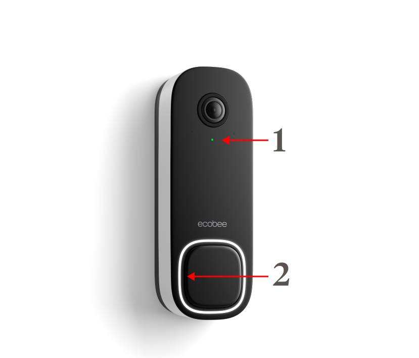 ecobee Smart Doorbell Camera (wired) Lights and Sounds