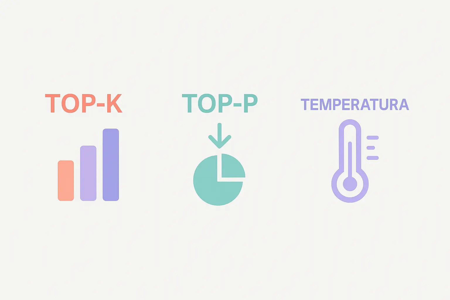 Top-k vs Top-p vs Temperatura: guía práctica con ejemplos