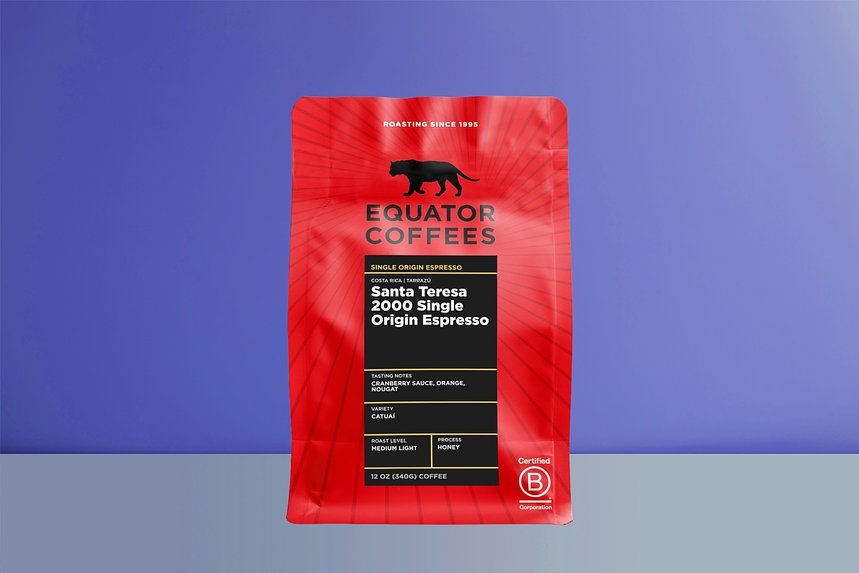 Equator Coffees | Costa Rica Santa Teresa 2000 Single Origin Espresso ...