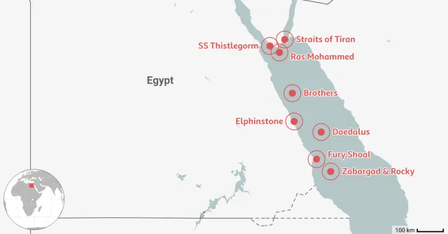 Mapped: 8 Best Places to Dive in Egypt | SeaCrush