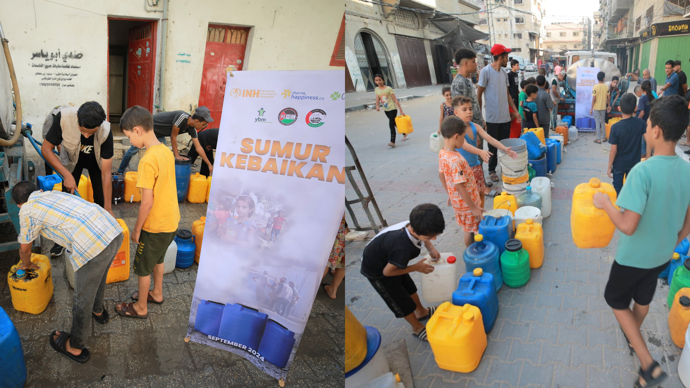 SharingHappiness | SELAMATKAN GAZA DENGAN AIR BERSIH