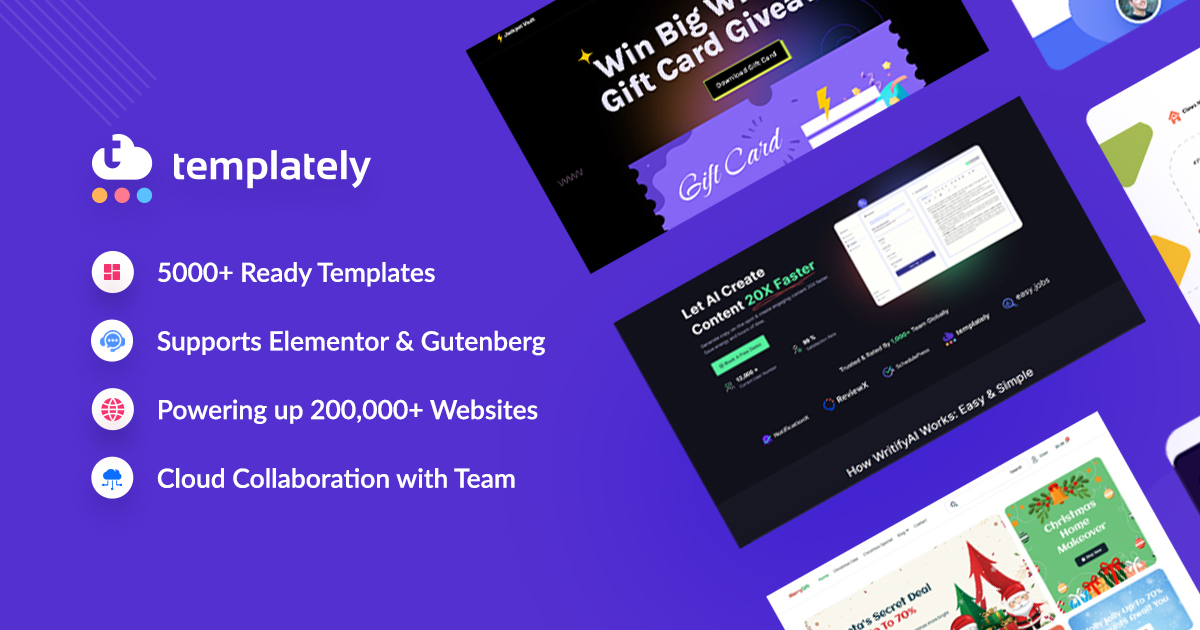 Templately - The Best Elementor and Gutenberg Templates for WordPress ...