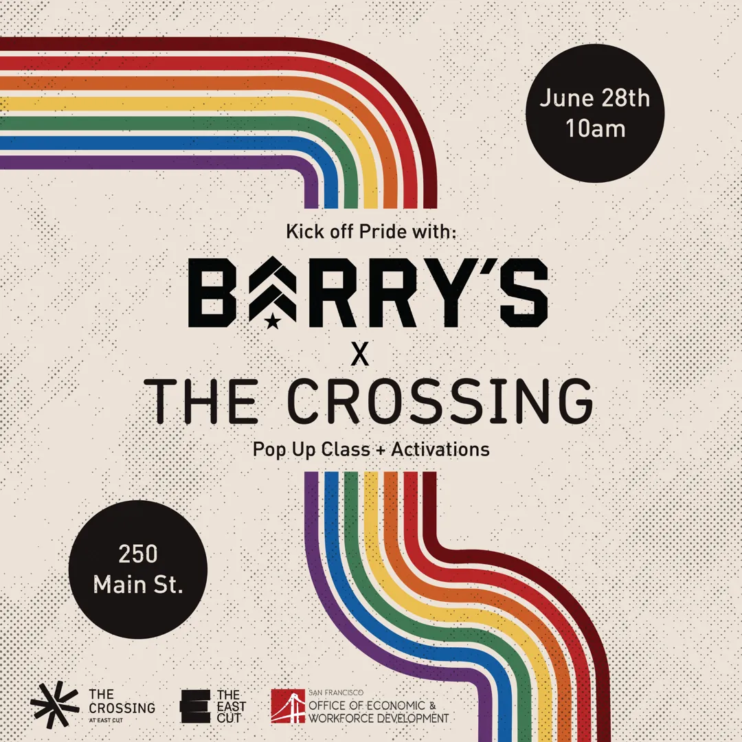 Join us for The Crossing X Barry's Pride Celebration - The East Cut CBD ...