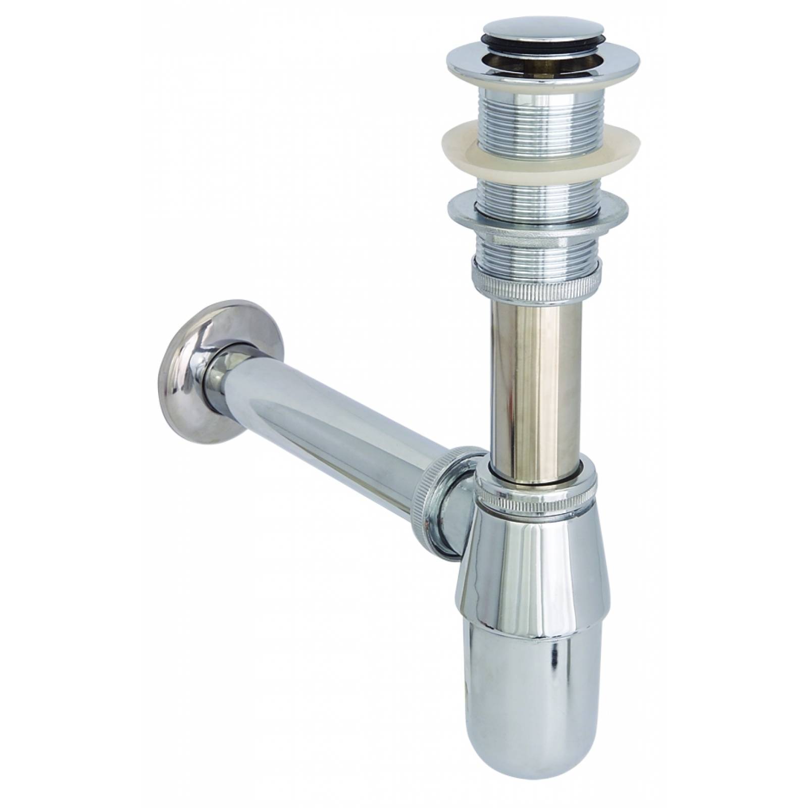 TRAMPA C/COLADERA METAL DE PUSH 1 1/4" DICA (4206) - Ferreterias Medina