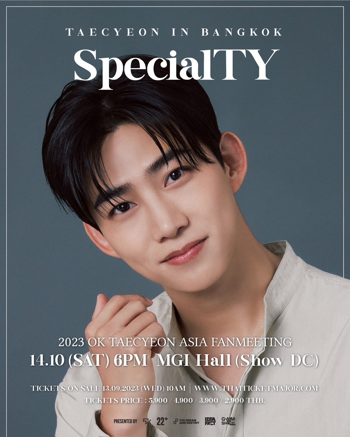 GMM SHOW เตรียมเปิดขายบัตรเอเชียแฟนมีตติ้งเดี่ยวของ OK TAECYEON ‘2023 OK TAECYEON IN BANGKOK ...