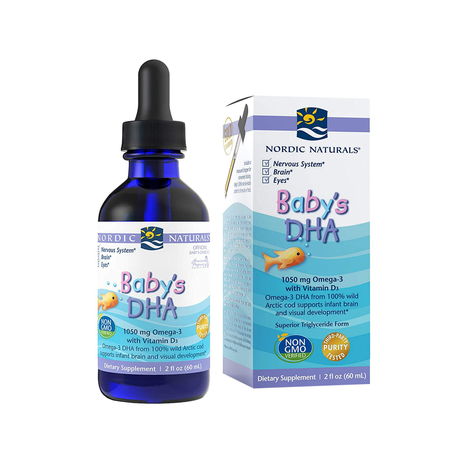 Nordic Naturals, Baby's DHA with Vitamin D3, 2Oz - Aesthetic Today UAE